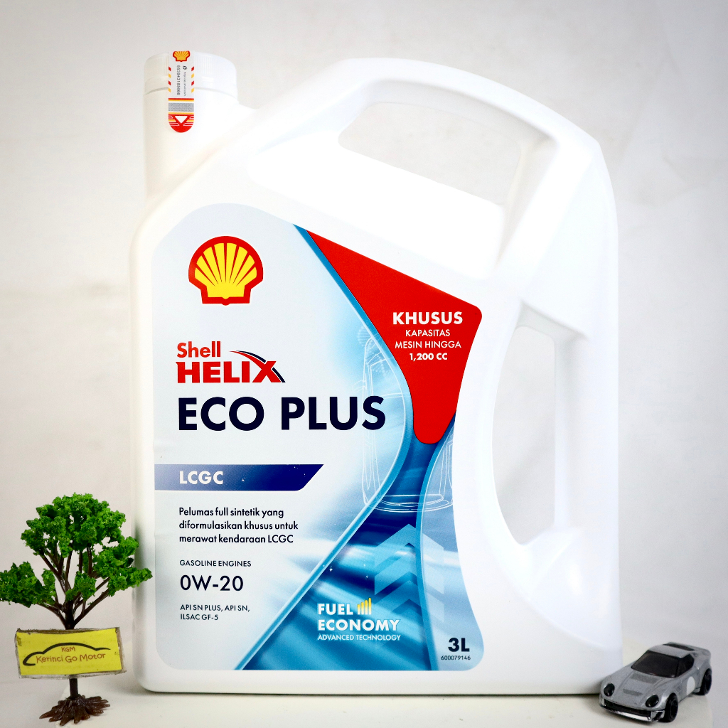Jual Shell Helix Eco Plus SAE 0W-20 3 Liter Api SN Plus/GF-5 Oli Mobil ...