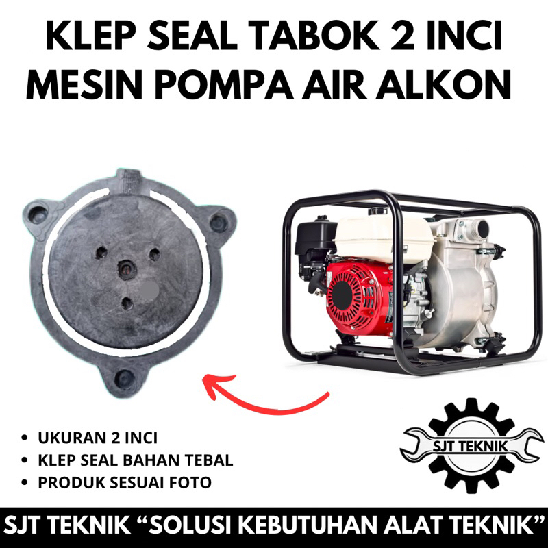 Jual Klep karet seal tabok mesin pompa air sawah irigasi alkon 2 inci ...
