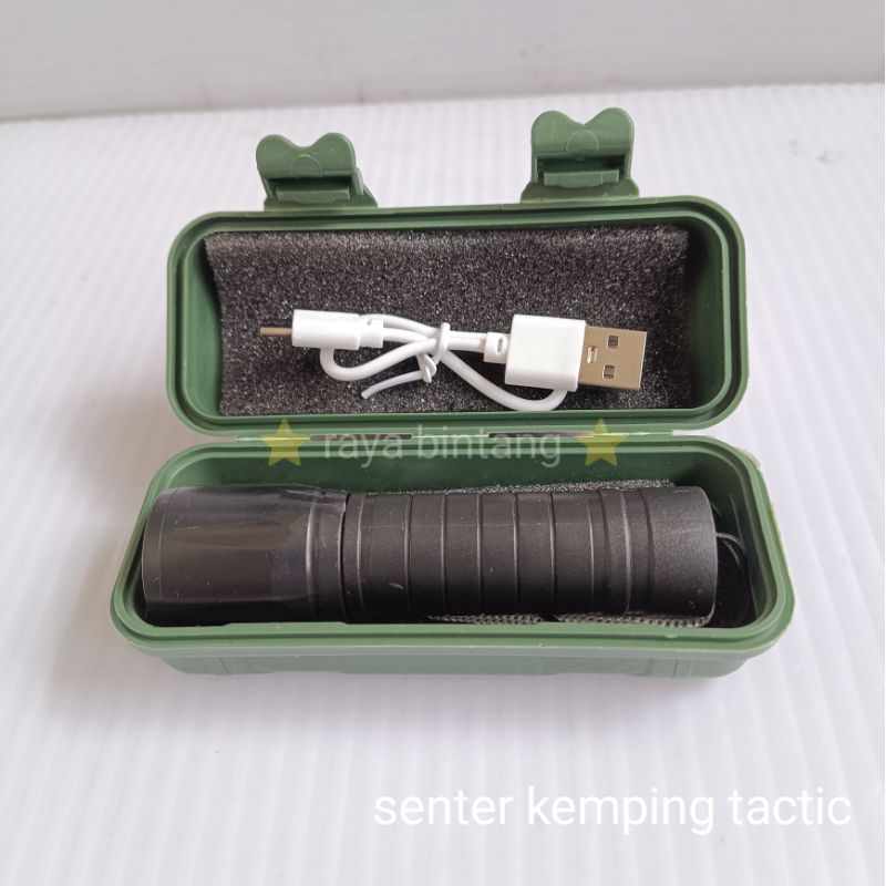 Jual SENTER kemping tactical torch lampu senter saku pocket camping ...