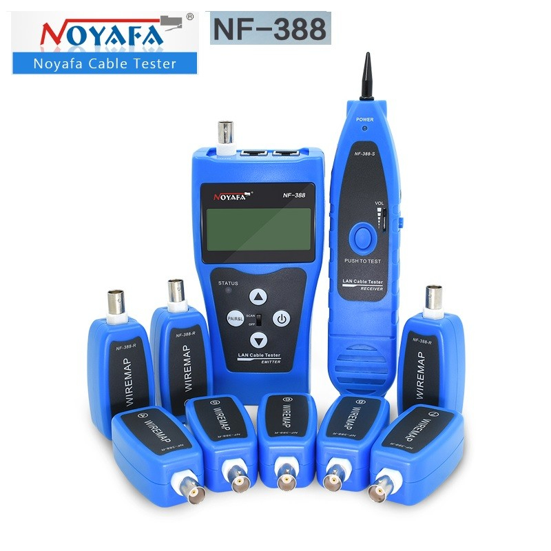 Jual Wire tracker cable tester noyafa rj11 rj45 lan cat 5 6 bnc coaxial ...