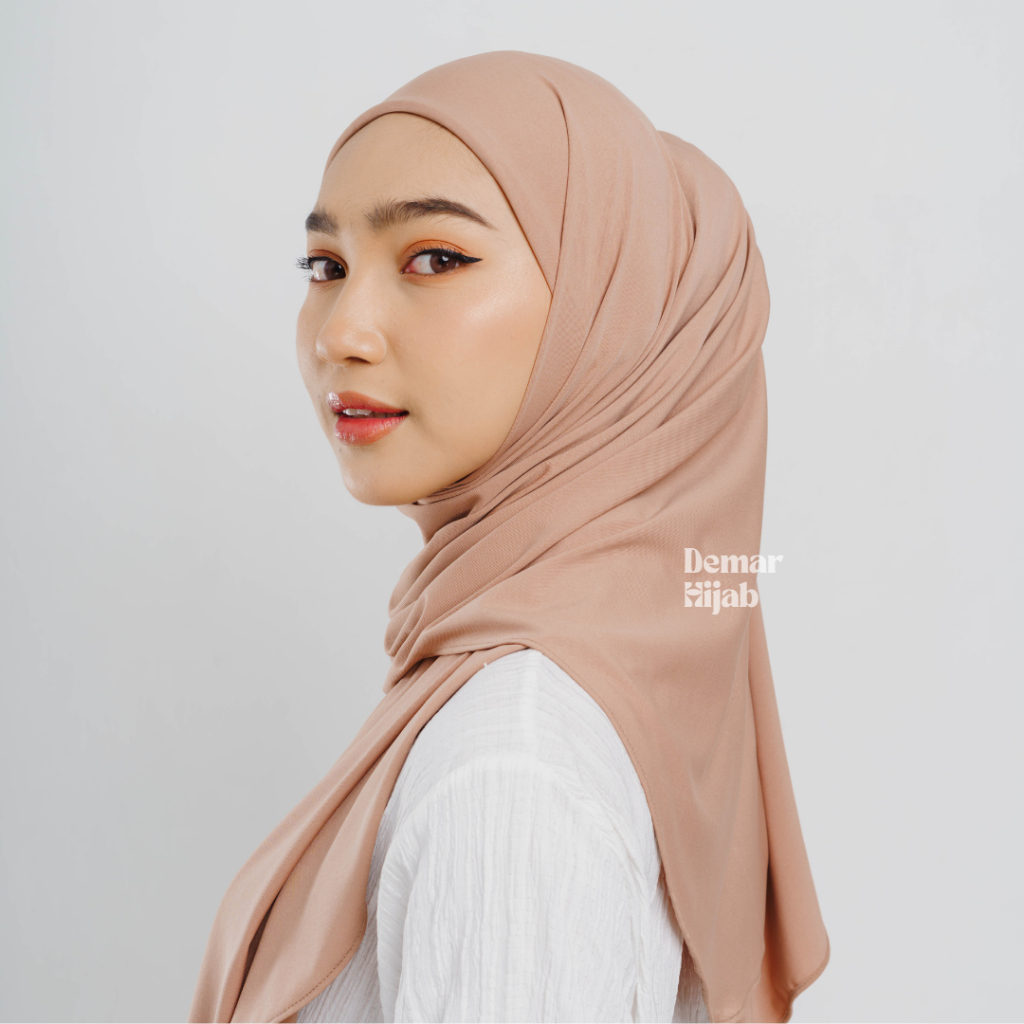 Jual Demar Hijab - Amina (Pashmina Inner Oval Jersey Super Premium) | Shopee Indonesia