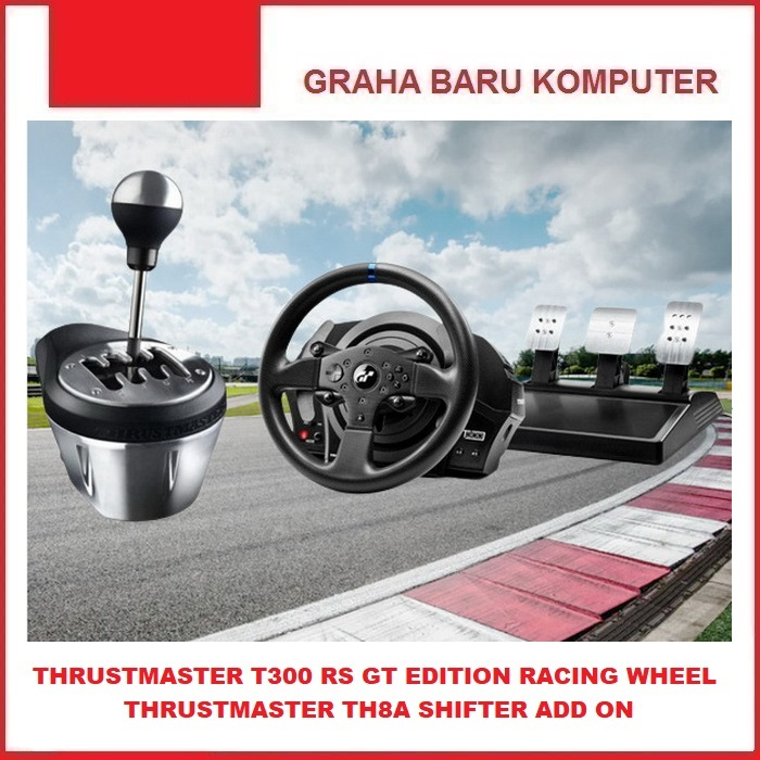 Jual Thrustmaster T300 RS GT Edition Racing Steering Wheel Bundle TH8A ...