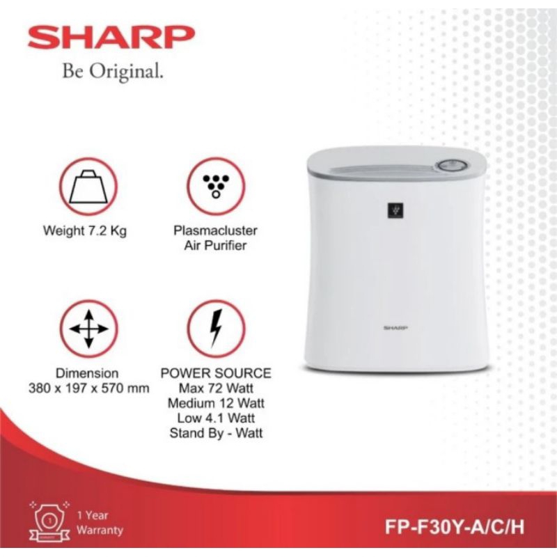 Jual AIR PURIFIER SHARP FPF30 - SHARP AIR PURIFIER FPF30 - AIR PURIFIER ...
