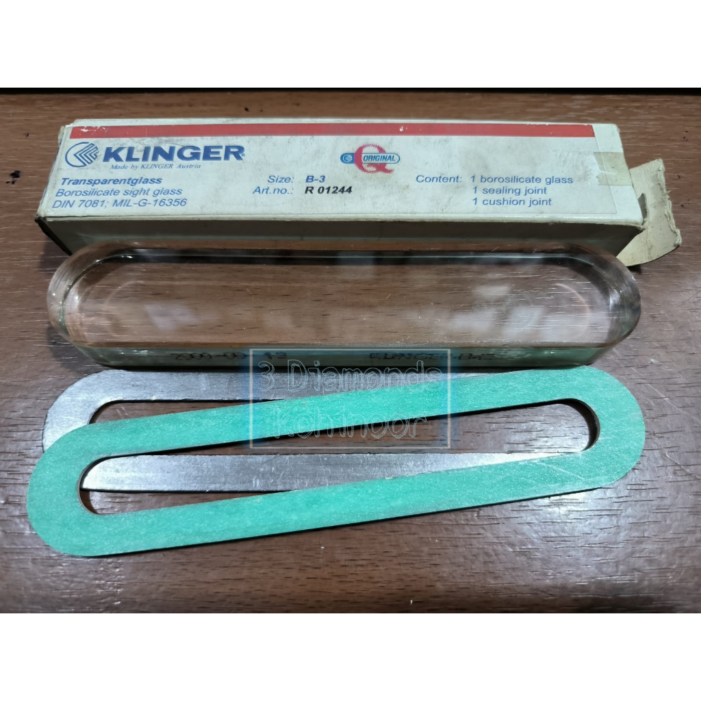 Jual TRANSPARENT SIGHT GLASS KLINGER B3 KACA PENDUGA TRANSPARAN | Shopee Indonesia