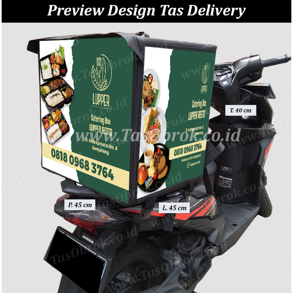 Jual [CUSTOM] Box Delivery Rangka Branding | Shopee Indonesia