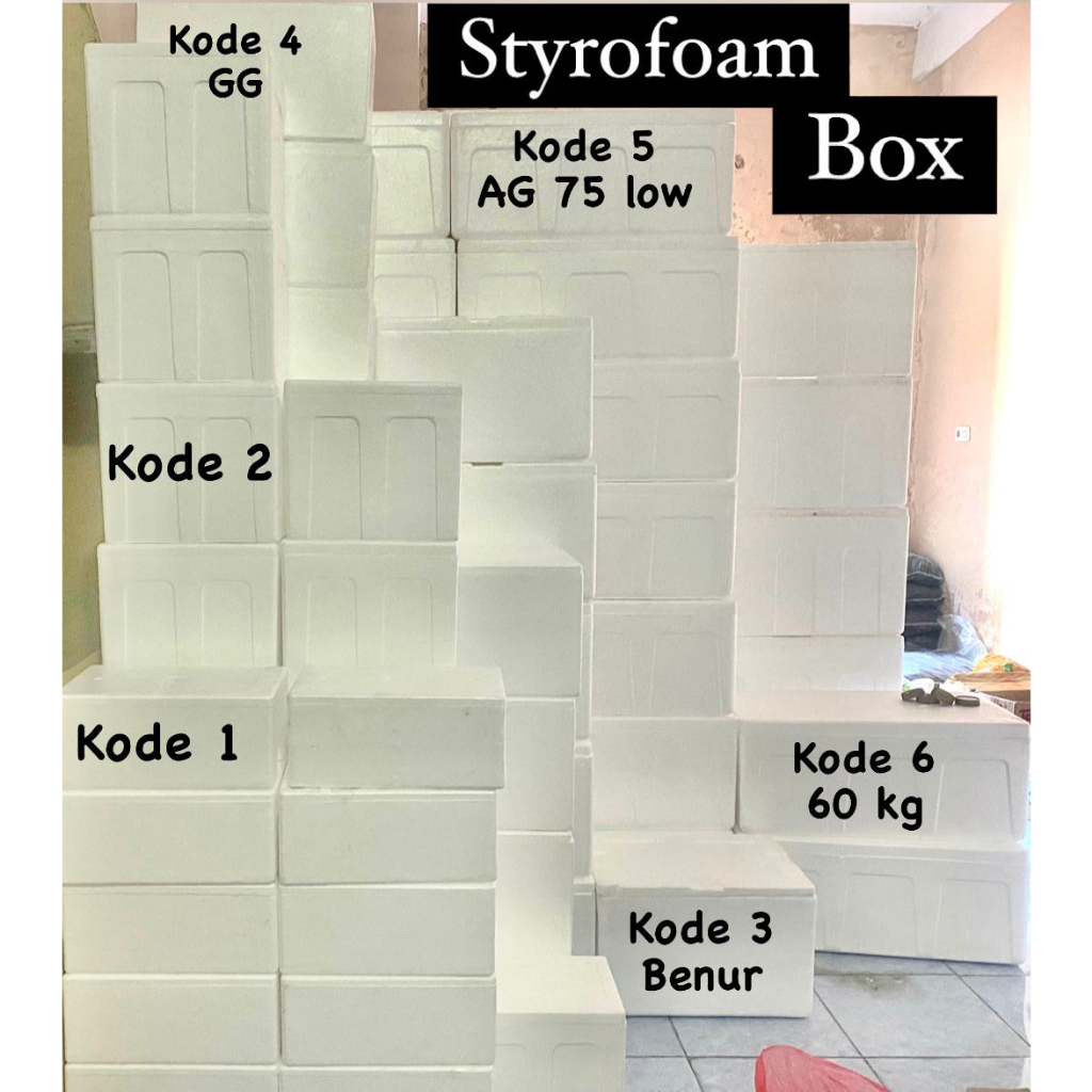 Jual KHUSUS GOSEND - Styrofoam BOX JAKARTA / BOX Ikan / Box Makanan ...