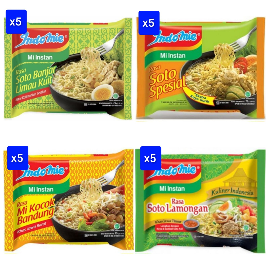 Jual Indomie soto banjar limau kulit 5pcs / indomie soto special ...