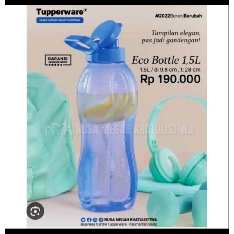 Jual eco botol 1,5L tupperware | Shopee Indonesia