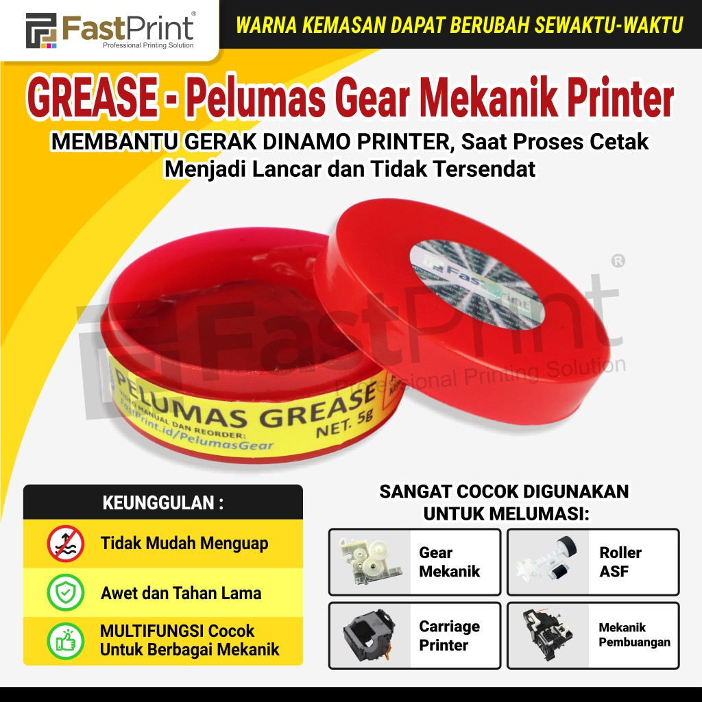 Jual Fast Print Grease Pelumas Gear Printer | Shopee Indonesia