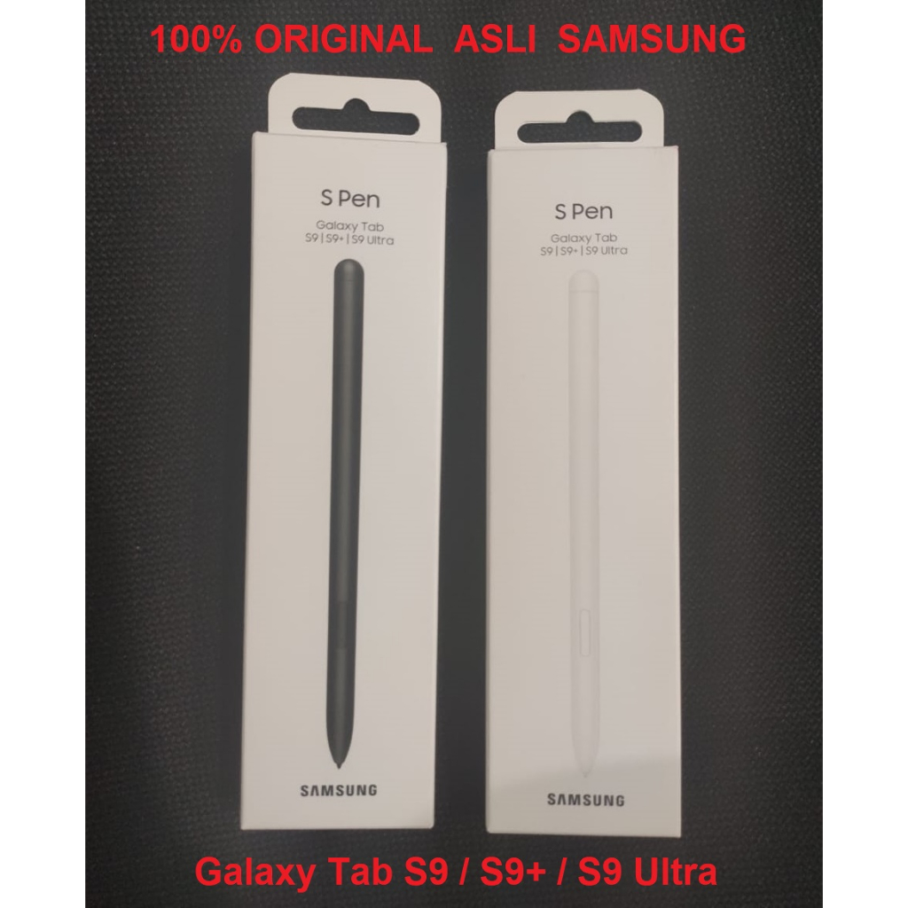 Jual Stylus S Pen SAMSUNG Tab S9 S9+ S9 Plus S9 Ultra Original Pack Box | Shopee Indonesia