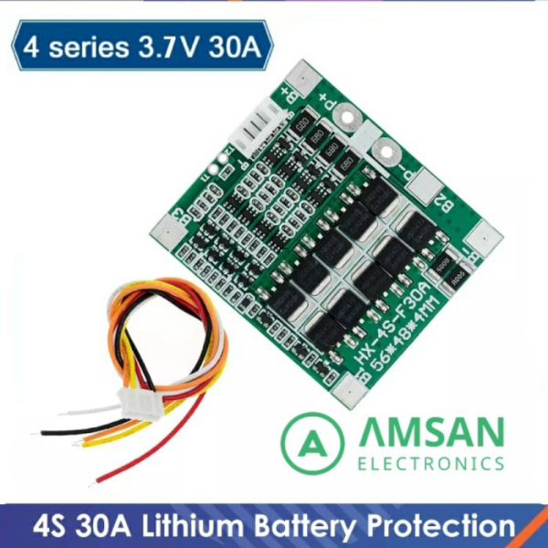 Jual BMS 4S 30A 14.4V Balancer 18650 Li-ion LiFePO4 LiPo - Hijau Diskon | Shopee Indonesia