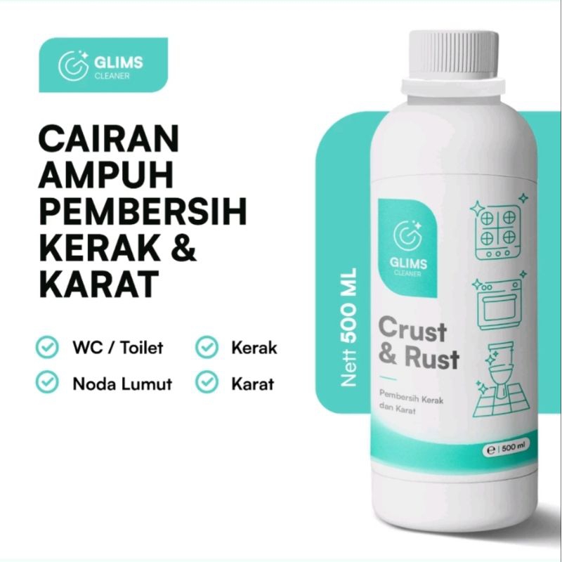 Jual Glims Cleaner Pembersih Kerak Dan Karat 500ml Peralatan Rumah ...
