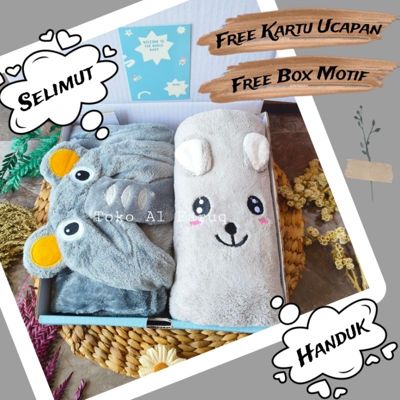 Jual Hampers Bayi Kado Hadiah Baby Newborn Selimut Handuk Parcel ...