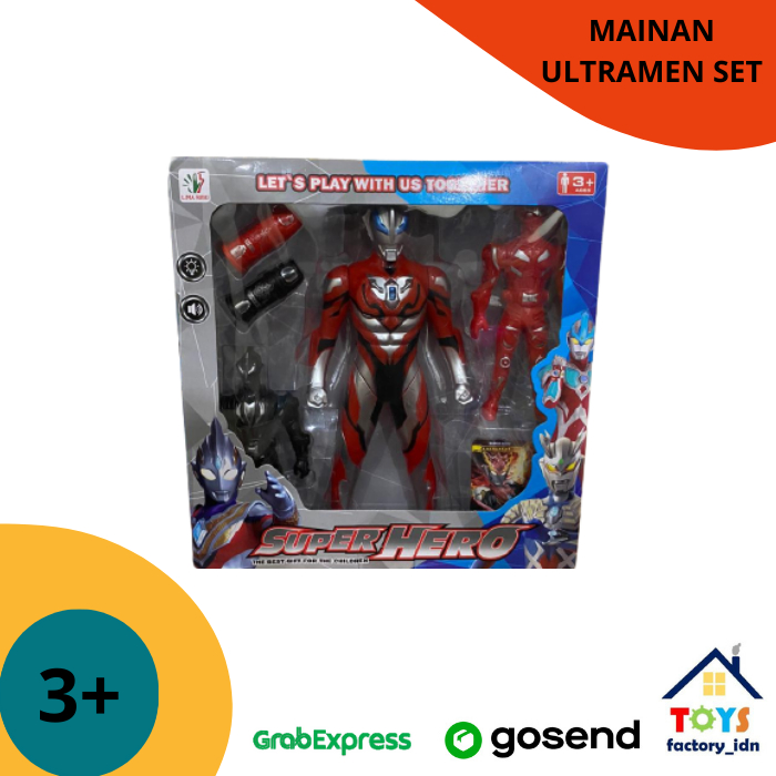 Jual Mainan Superhero Ultraman Set No. 676-11 | Shopee Indonesia
