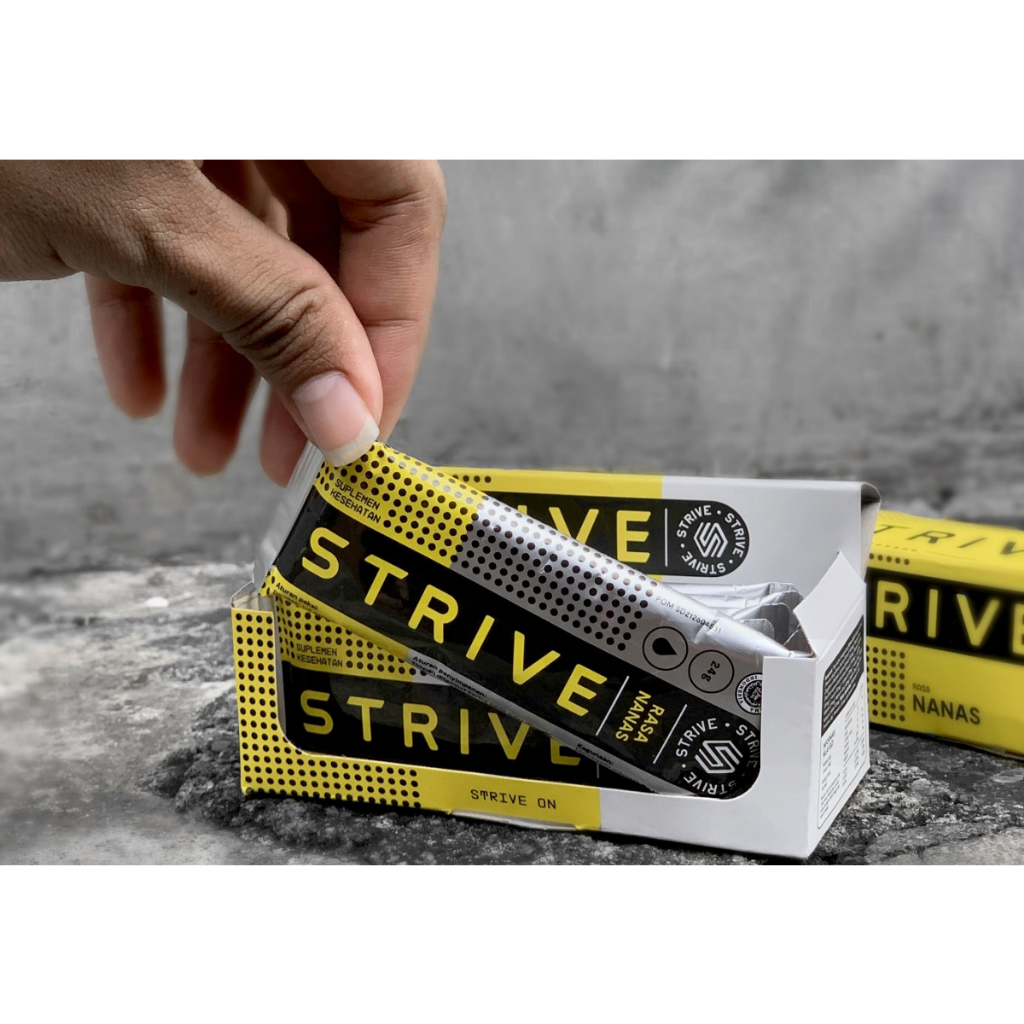 Jual STRIVE Energy Gel Original - 1 Box isi 5 Sachet | Shopee Indonesia