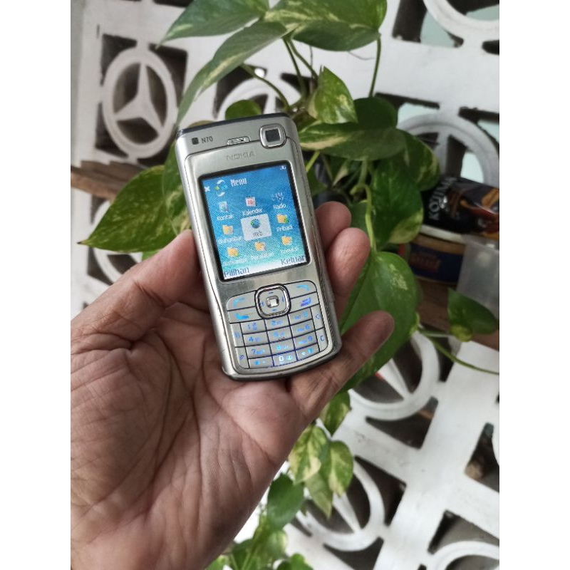 Jual hp jadul nokia N70 silver oryginal langka | Shopee Indonesia