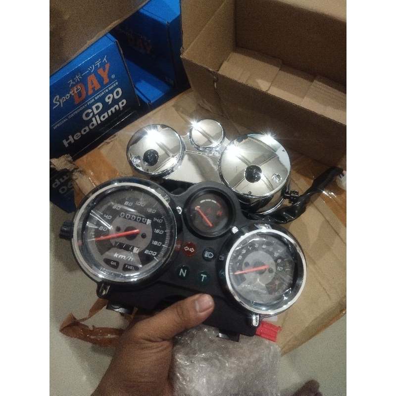 Jual SPEEDOMETER NINJA R/NINJA SS SPIDO NINJA LAYAR HITAM DAN PUTIH ...