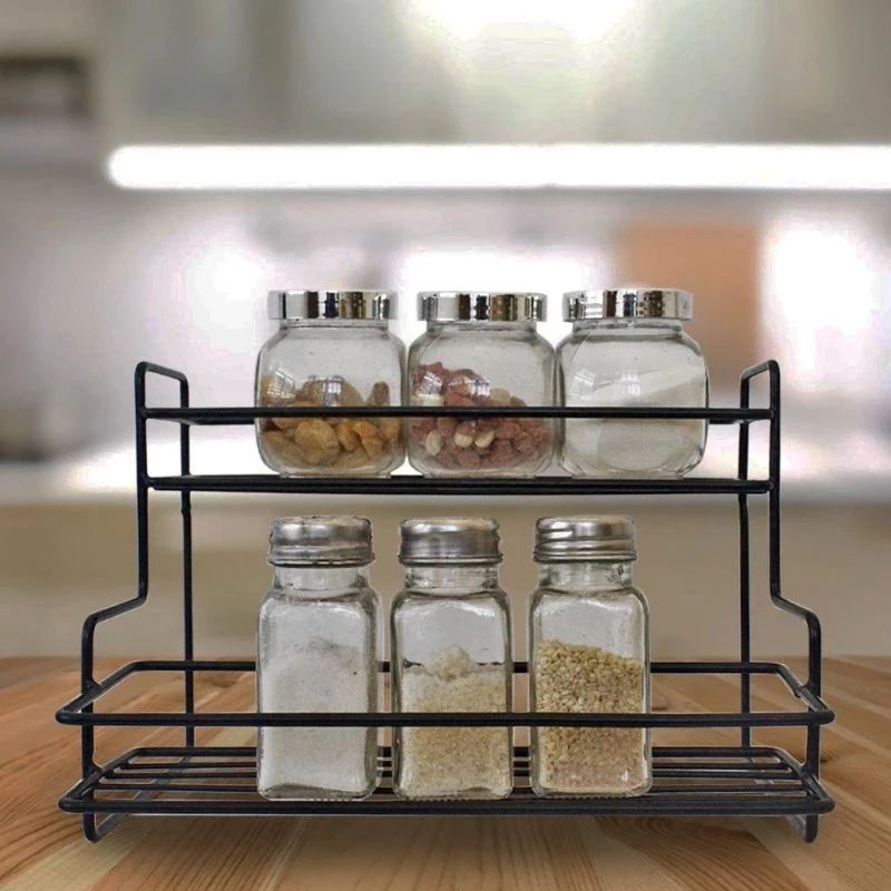 Jual RAK BESI MEJA Kitchen Set Rak Bumbu Dapur Susun Rak Besi Serbaguna ...