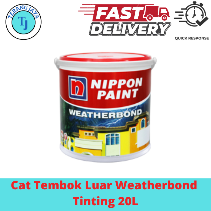 Jual Cat Tembok Luar Eksterior Weatherbond Tinting 20l Shopee Indonesia