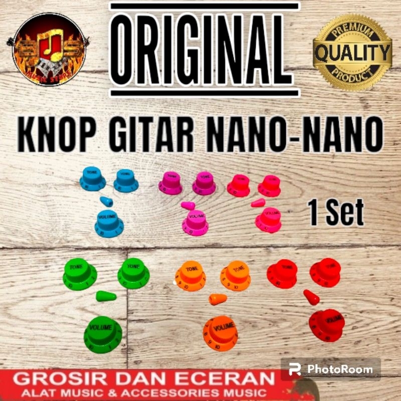 Jual 1 Set Komplit Knop Gitar Electric Warna Warni Nano Nano Rasanya ...