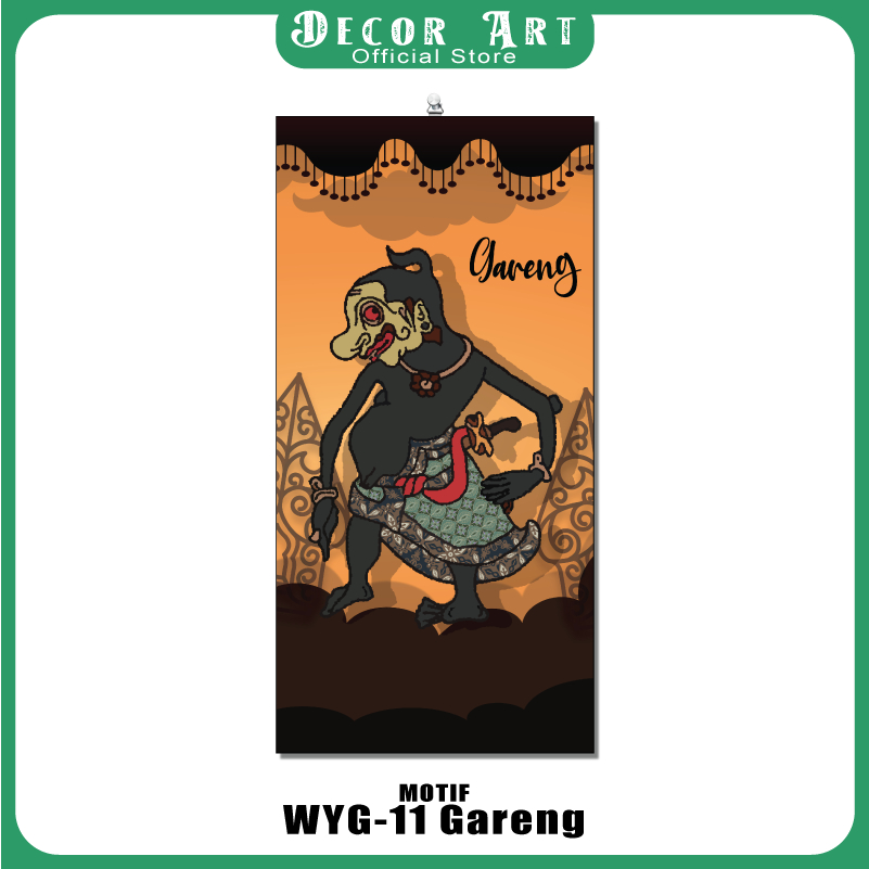 Jual DecorArt 15x30 Cm Dekorasi Hiasan Dinding Kayu Tema Wayang Kulit ...