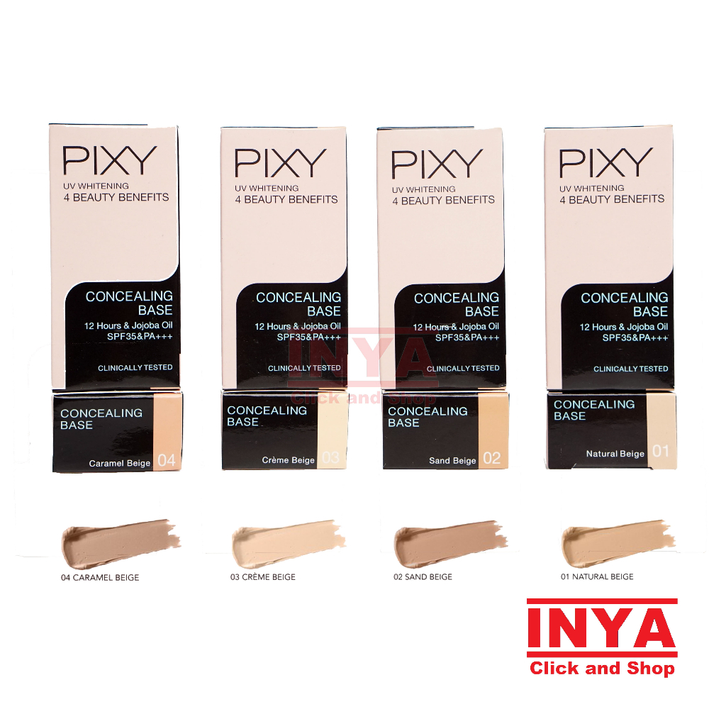 Jual PIXY UV WHITENING CONCEALING BASE 9gr 4 BEAUTY BENEFIT SP35&PA ...