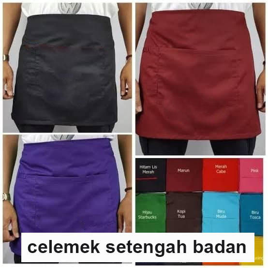 Jual ALAT MASAK APRON CELEMEK SETENGAH BADAN | Shopee Indonesia