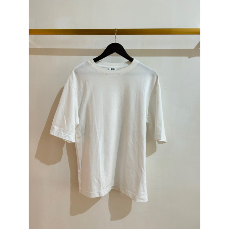 Jual Uniqlo Airsm Oversize Kaos Putih | Shopee Indonesia