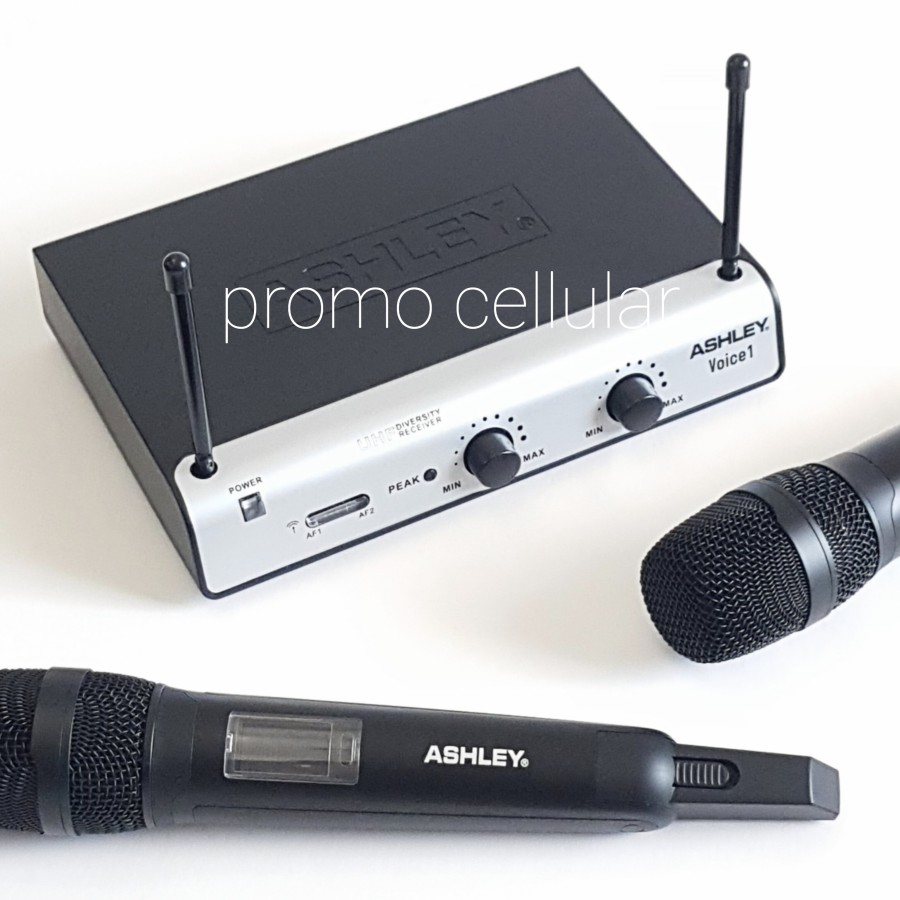 Jual Microphone Wireless Ashley Voice 1 Original Mic Mikrofon | Shopee ...