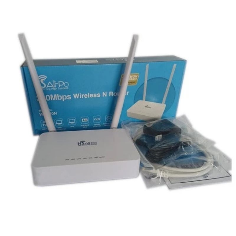 Jual Hsairpro WR300N Wireless N Router 300Mbps 2 antena eksternal ...