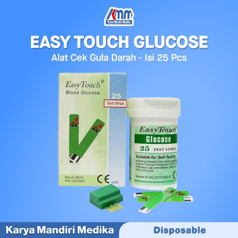 Jual STRIP EASY TOUCH GULA ( GLUCOSE ) TEST STRIP GULA DARAH | Shopee ...