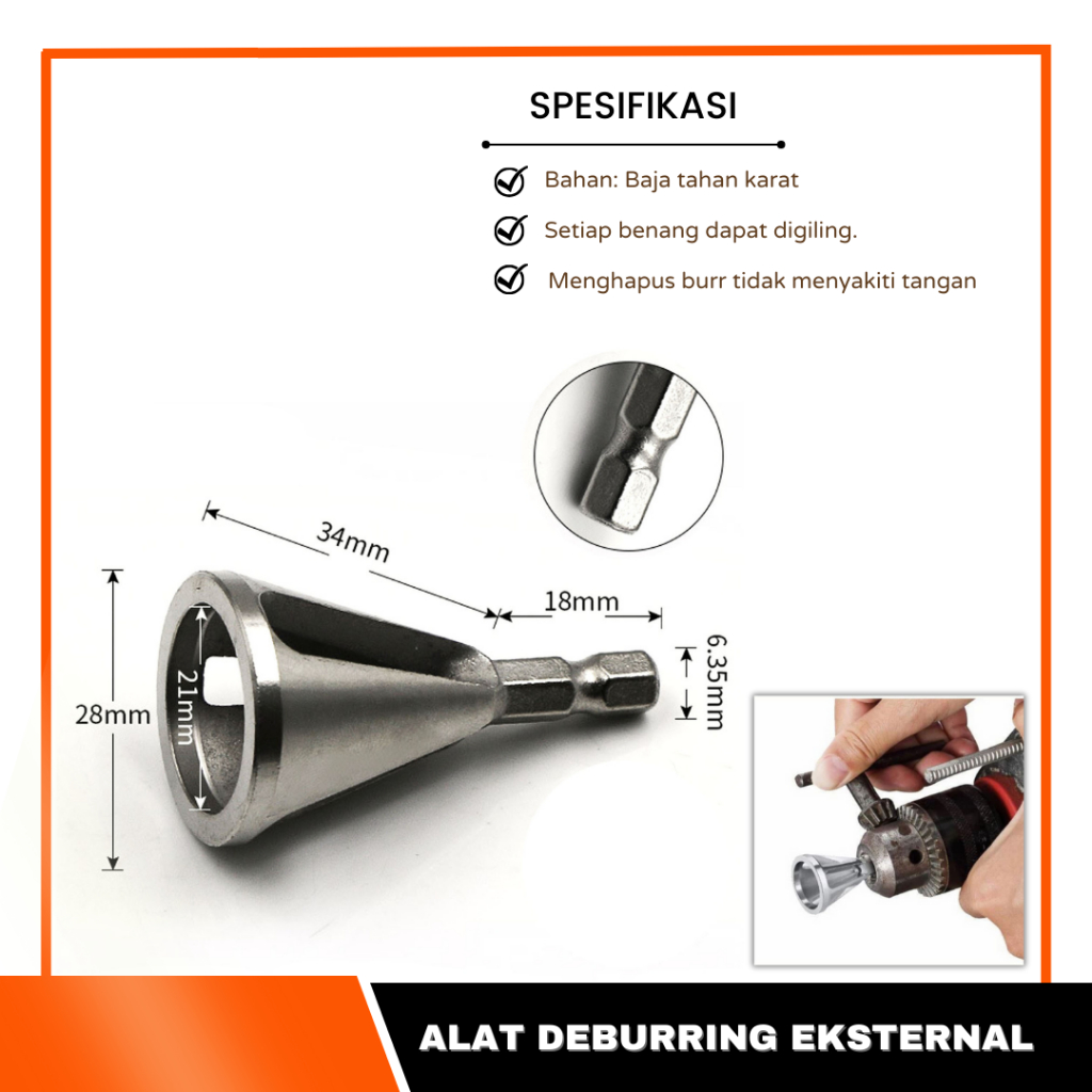 Jual Mata Bor Chamfer Deburring External Universal Mata Bor Debburing ...