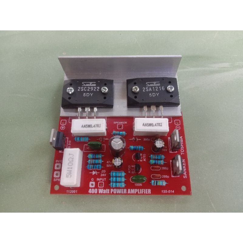Jual kit driver power ampli MONO SANKEN 400w | Shopee Indonesia
