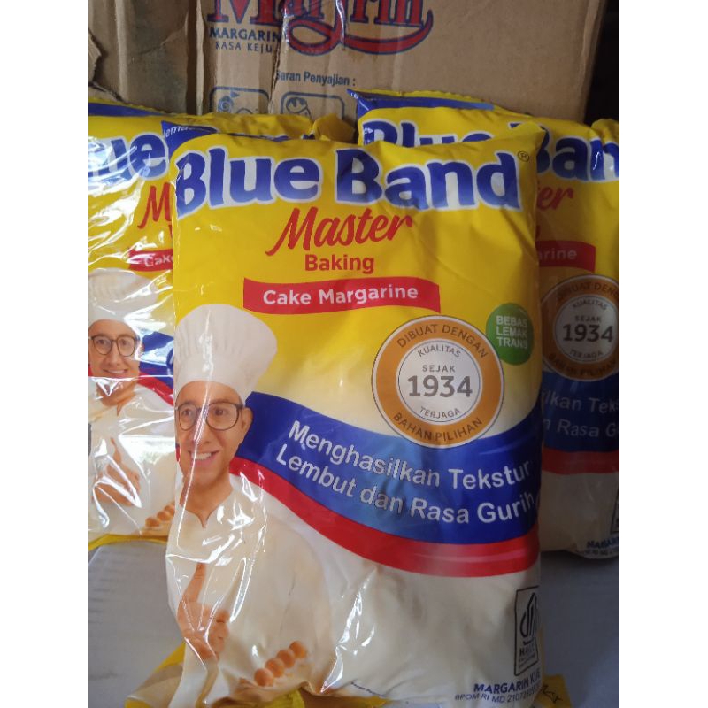 Jual Blue Band master baking cake margarine /margarin kemasan 1kg ...