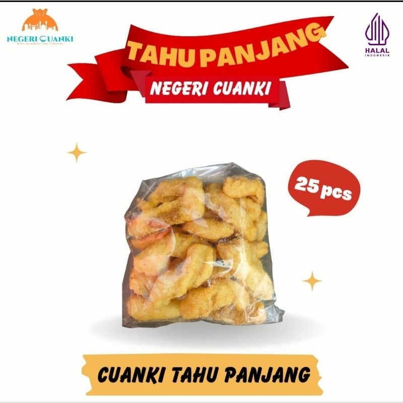Jual Cuanki Tahu Panjang isi 25 Pcs Toping Seblak Baso Aci Bakso Cuanki ...