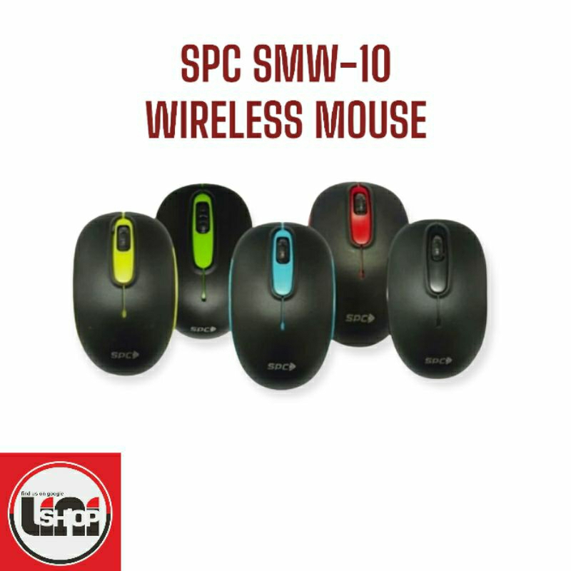 Jual Mouse Wireless SPC SMW-10 Mouse Office free baterai | Shopee Indonesia