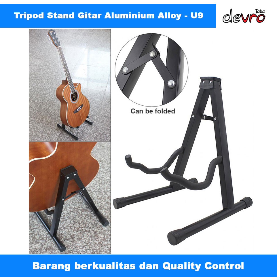 Jual Stand Gitar Lipat Foldable Aluminium Alloy - TaffSTUDIO U9 | Shopee Indonesia