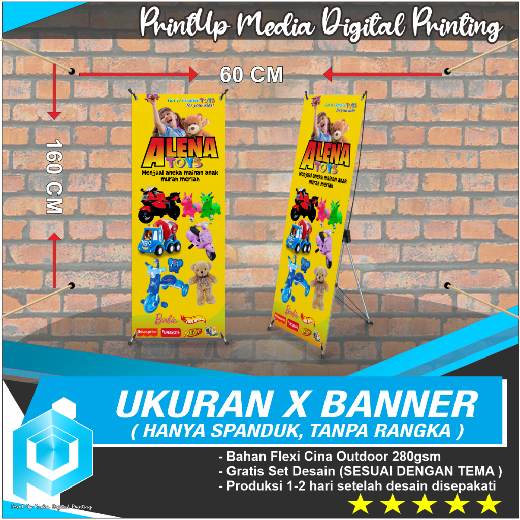 Jual CETAK SPANDUK BANNER BALIHO TOKO MAINAN UKURAN X BANNER | Shopee ...