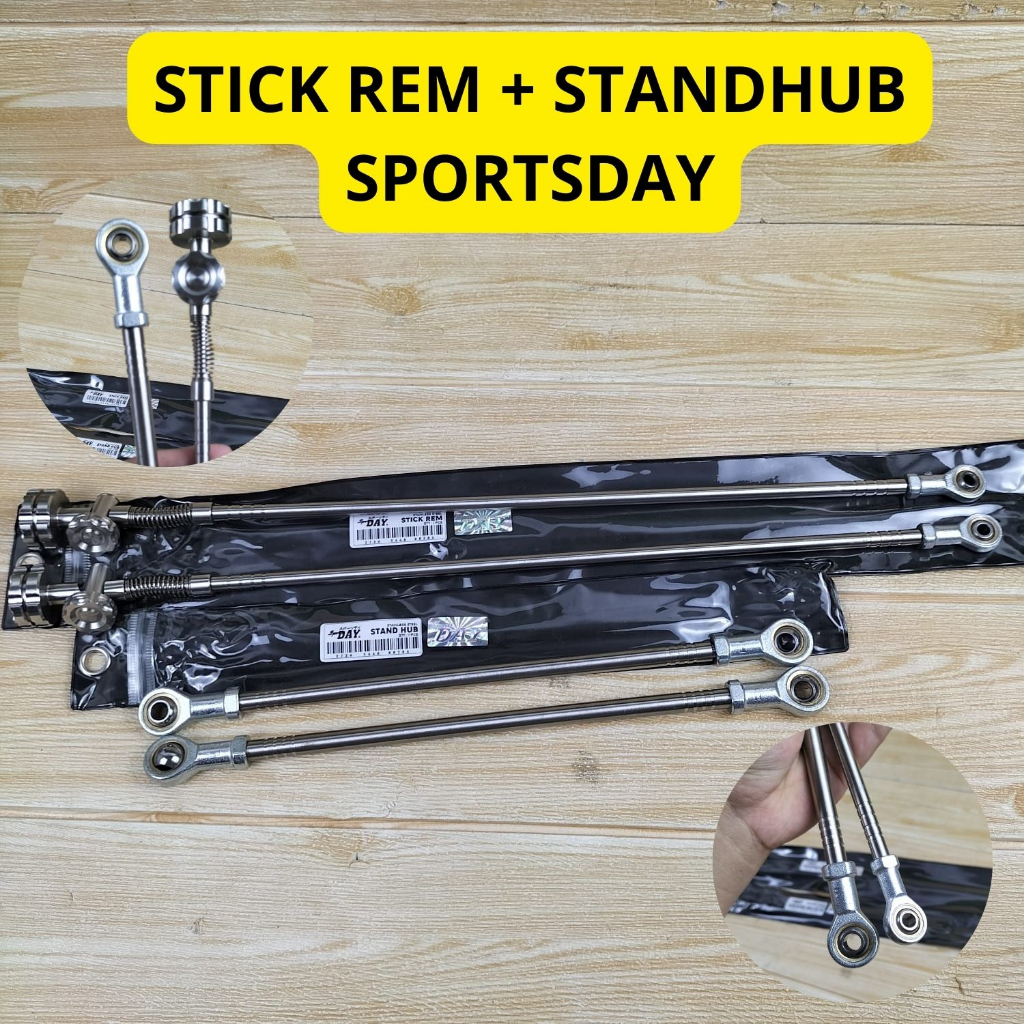 Jual Stik Rem Set Standhub Belakang Stainless PNP CB GL MP Tiger Arm ...