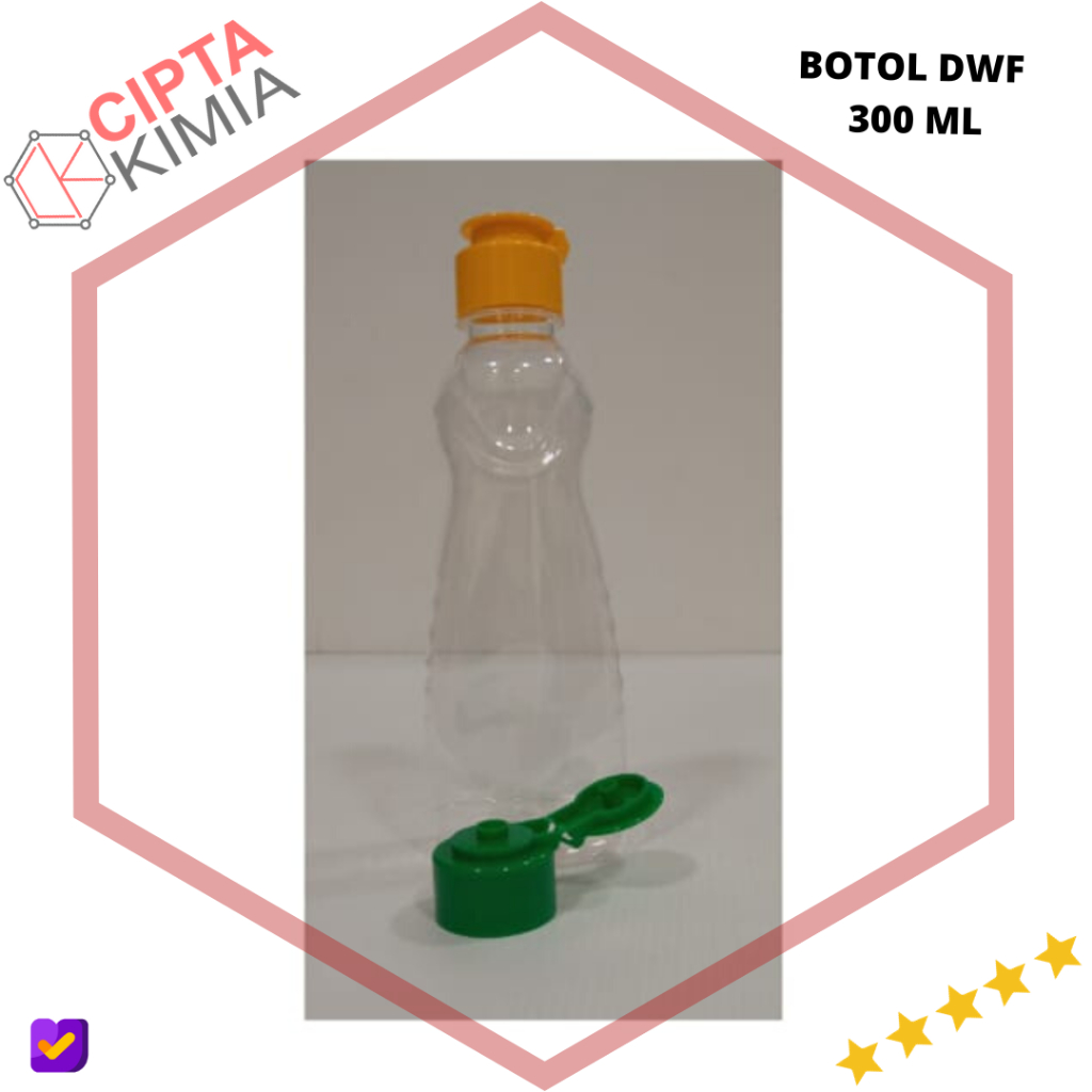 Jual Botol Cuci Piring 300ml/ Botol DWF 300ml / Botol Cupir tutup ...