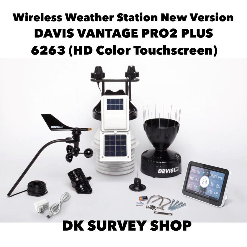 Jual WIRELESS WEATHER STATION - AWS DAVIS VANTAGE PRO2 PLUS 6263 NEW ...