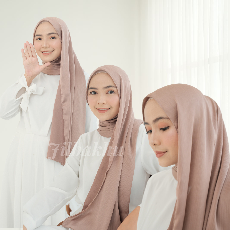 Jual Pashmina Malay Silk Satin Texture Premium Shawl Cradenza Silk ...