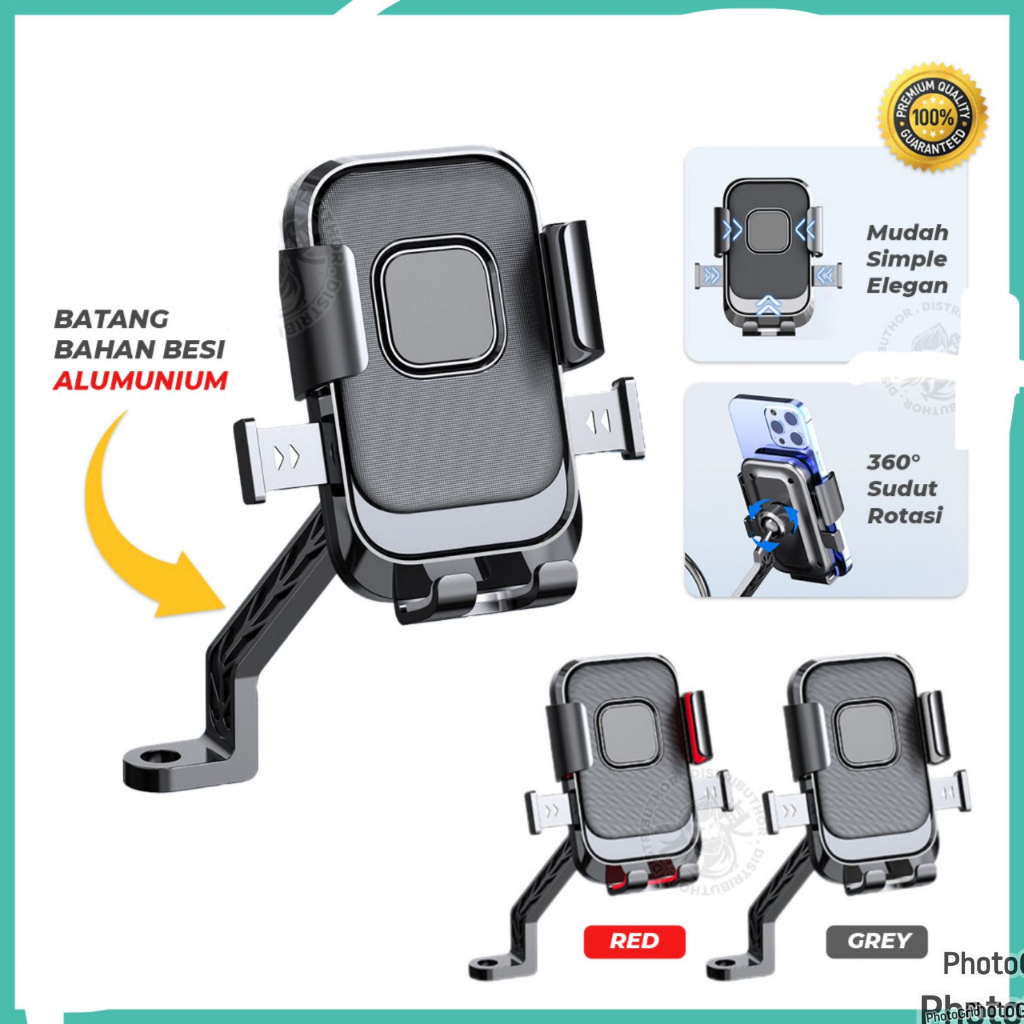 Jual holder motor spion XY-089 Holder Phone Motor Dudukan Ponsel Sepeda Motor Holder Ride ...