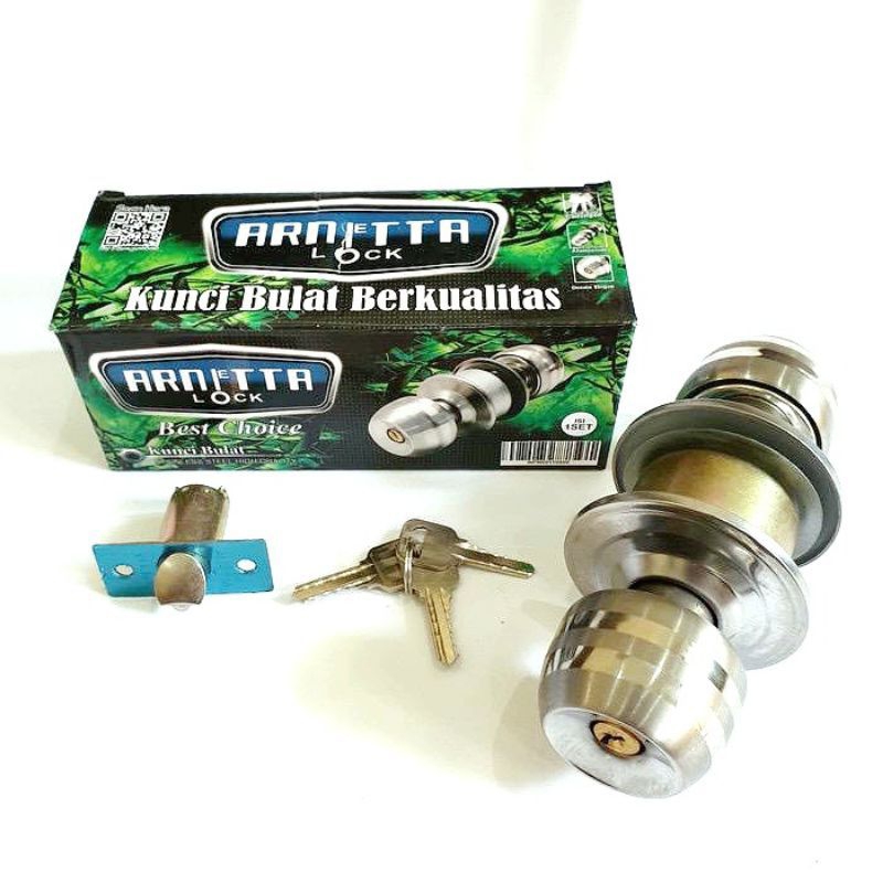 Jual KUNCI PINTU KAMAR MANDI BULAT/SELOT PINTU KM BULAT STAINLESS ...