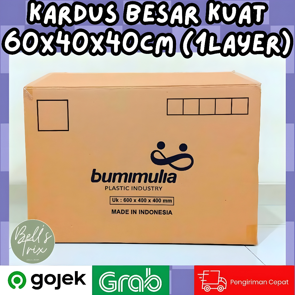 Jual Kardus Bekas Besar Box Pindahan Ukuran 60x40x40 Karton Penyimpanan ...