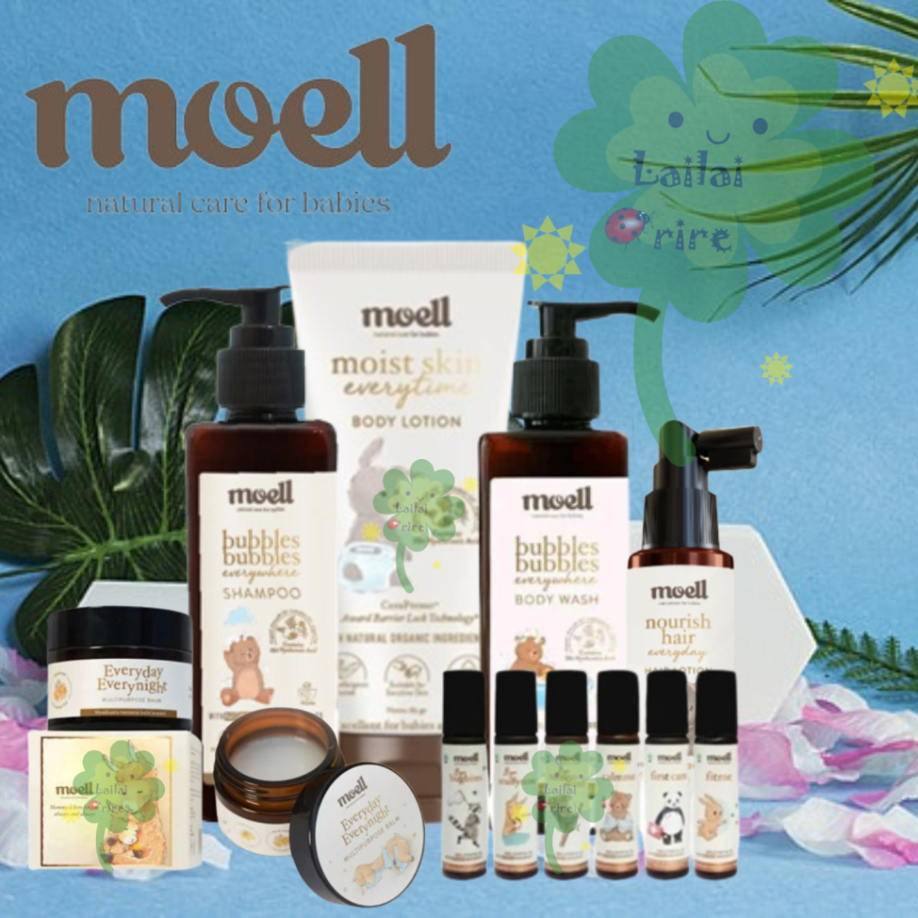 Jual MOELL Baby All Series | Moist Skin Body Lotion | Hair Lotion ...