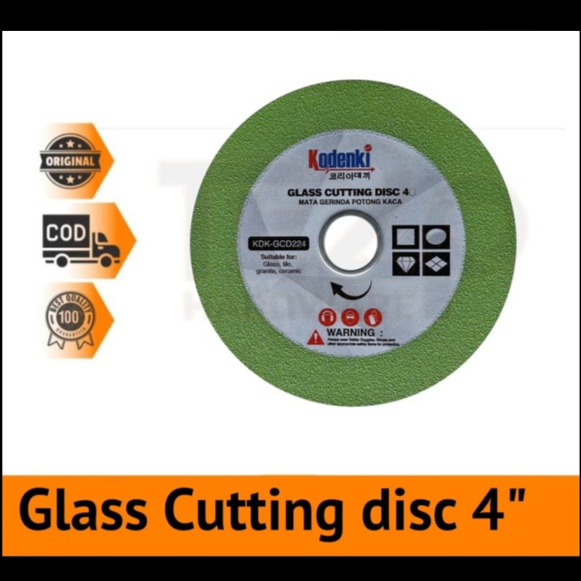 Jual Mata pisau gerinda potong kaca keramik 4" glass cutting disc kodenki | Shopee Indonesia