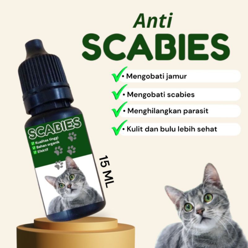Jual Anti scabies obat jamur kucing obat luka koreng kucing obat ...