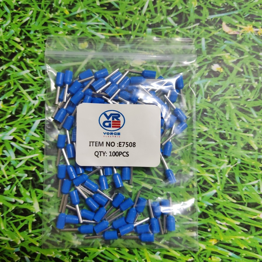 Jual FERRULES E7508 0.75mm Insulated SKUN KABEL Tusuk E-7508 FERULLES ...