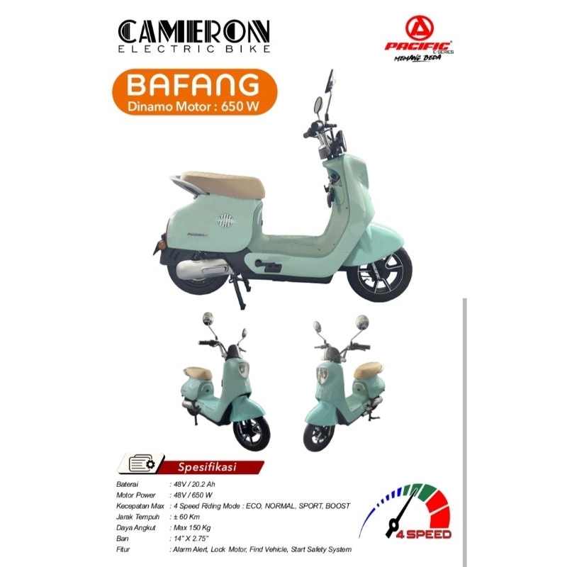 Jual sepeda listrik pacific type cameron | Shopee Indonesia